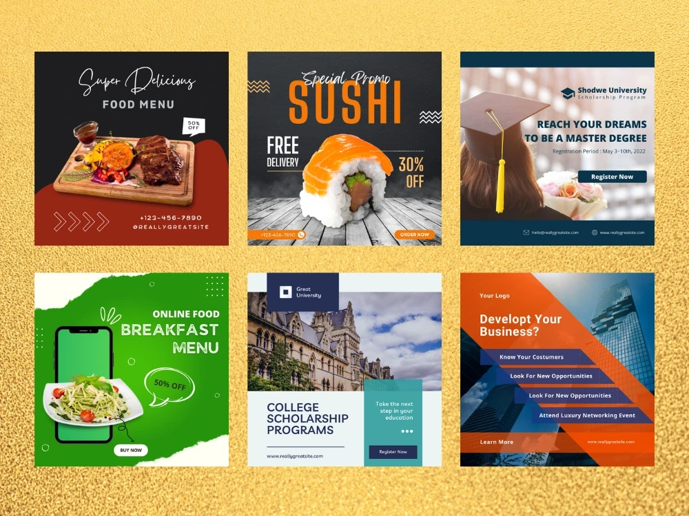 A creative and attractive social media post design | Upwork