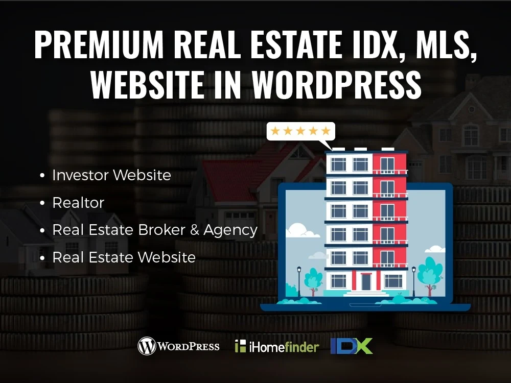 Real Estate Website with IDX Plugin, IDX/MLS Website, IDX broker, WordPress | Upwork