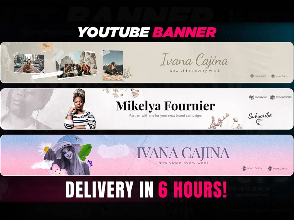 A custom youtube banner or channel art | Upwork