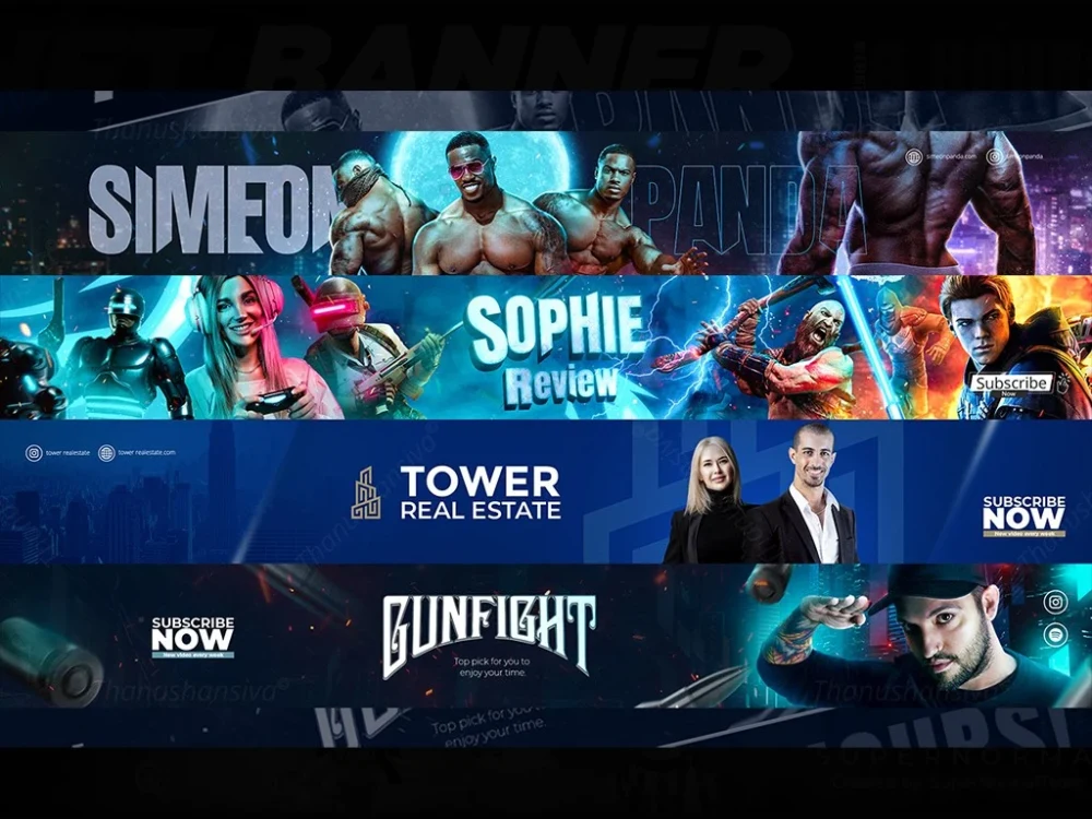 A custom youtube banner or channel art | Upwork