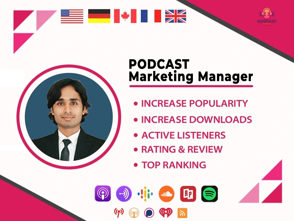 A full-time podcast promotion and advertising for your podcast | Upwork