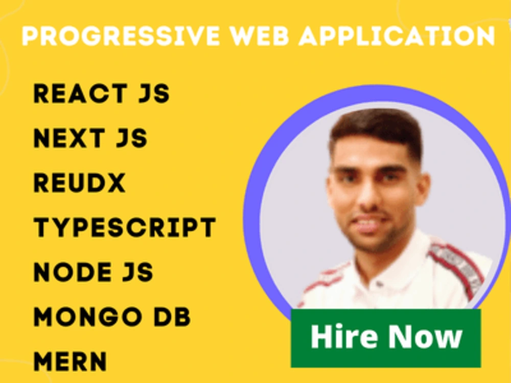 Responsive Progressive Web App React Redux Typescript Next Custom Api Upwork