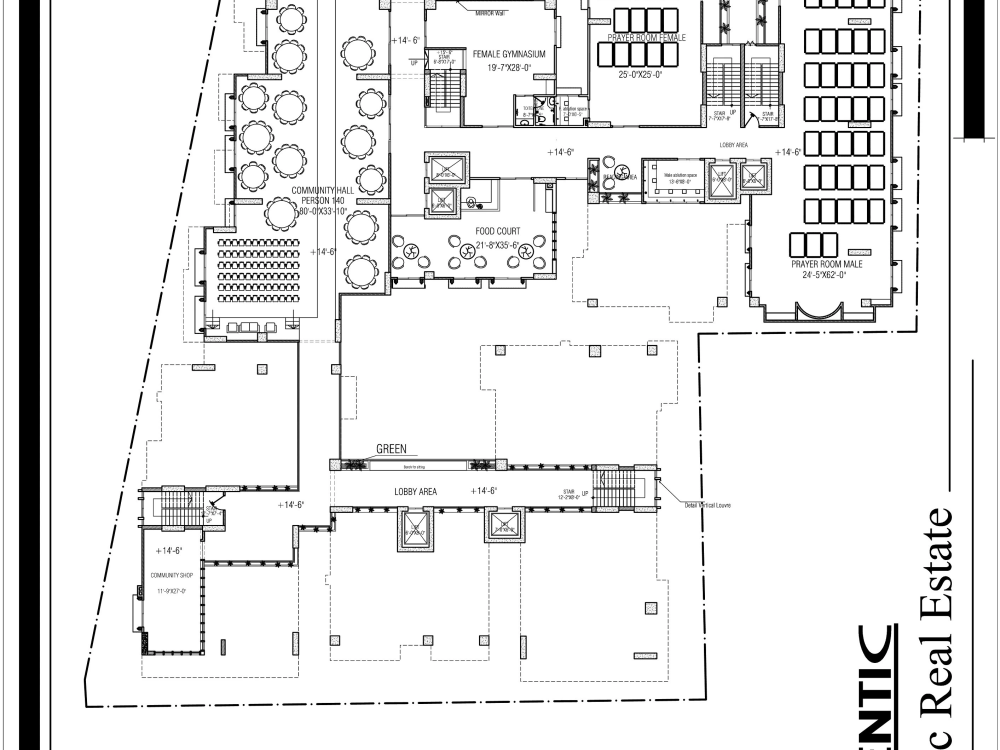 An architectural floor plan in Autocad 2D | Upwork