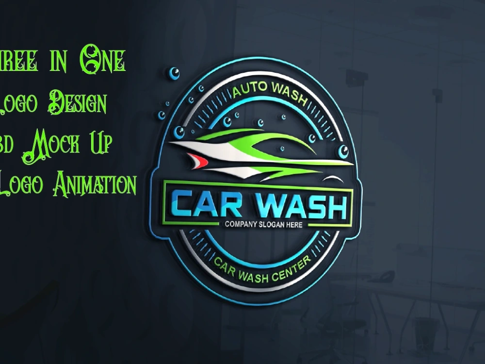 Custom HD logo design created by adobe illustrator with 3D Mock UP | Upwork