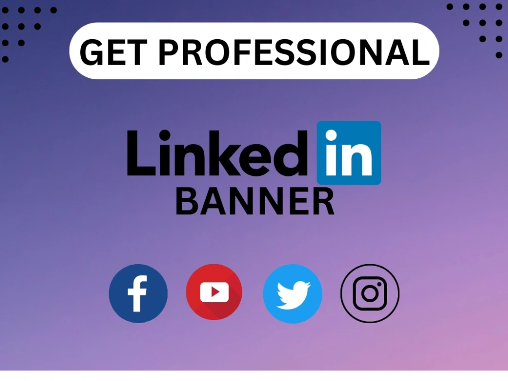 Unique LinkedIn banner header | Upwork