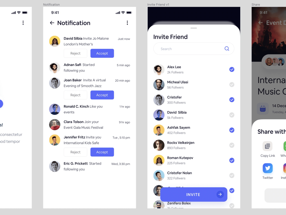 A great click through prototype Mobile App. | Upwork