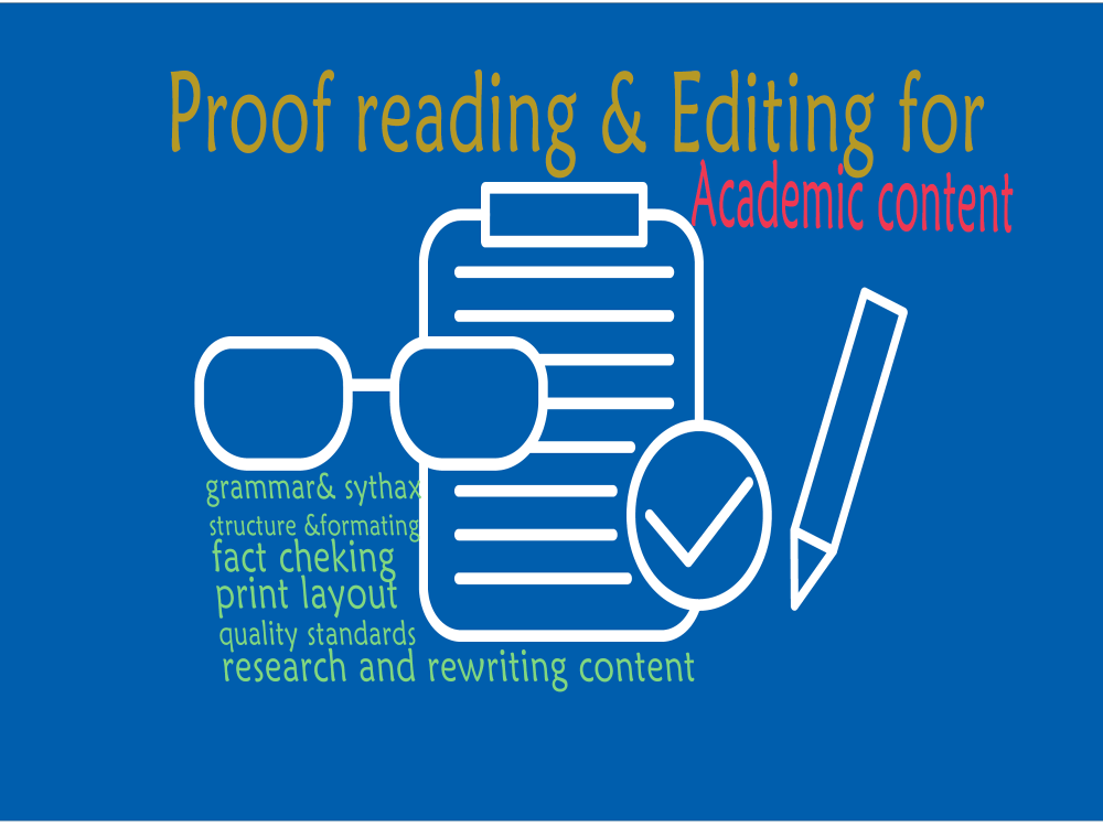 Professional copy editing & proofreading services for your academic content | Upwork