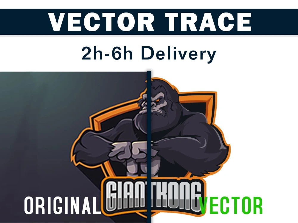Perfectly trace logo to vector and vector tracing | Upwork