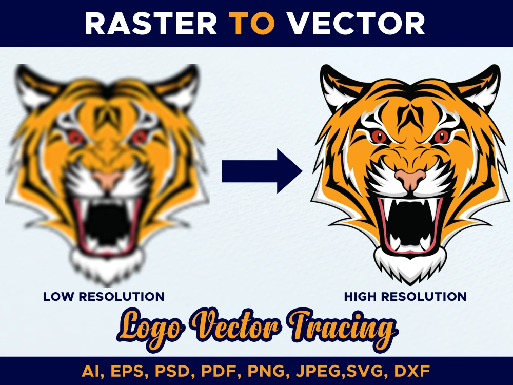 Logo ReDesign, ReCreate logo, Vector tracing and Vectorize raster logo | Upwork