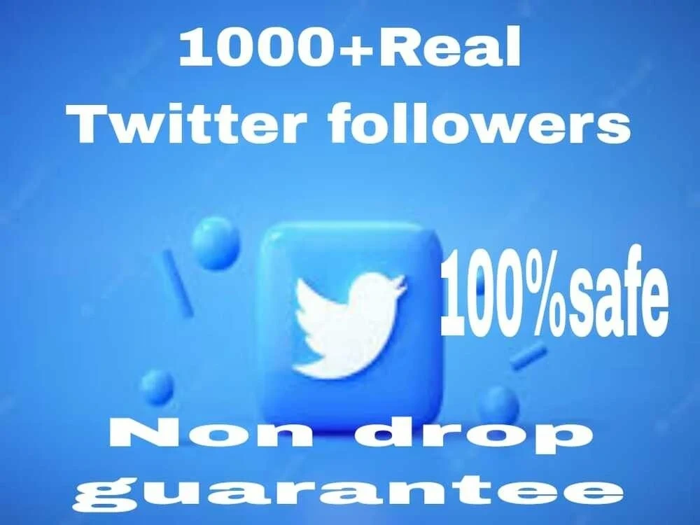 3000+ real Twitter followers Non drop guarantee | Upwork