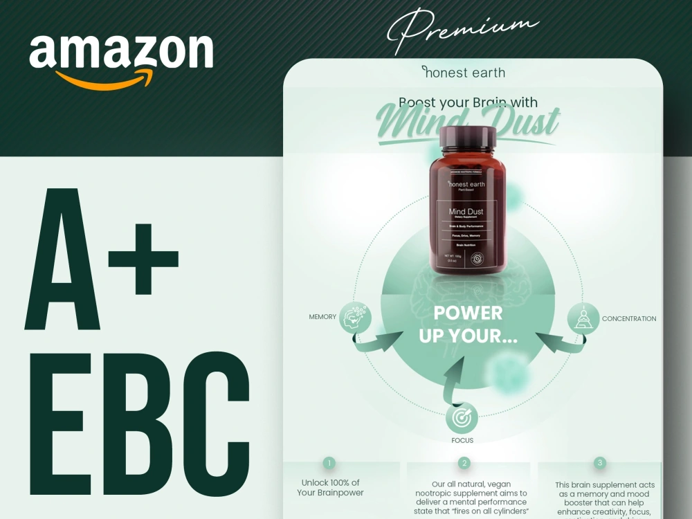 Amazon EBC A plus content design | Upwork