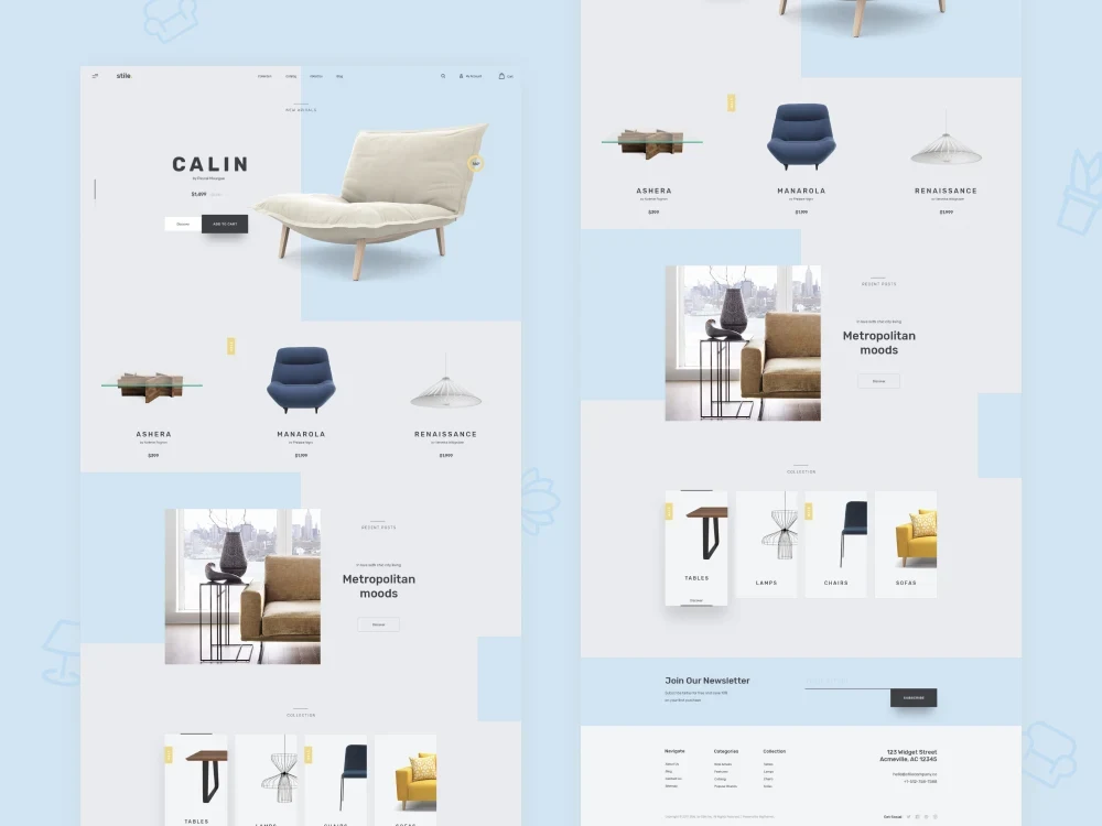 A sleek & clear e-commerce/e-store website design/redesign | Upwork