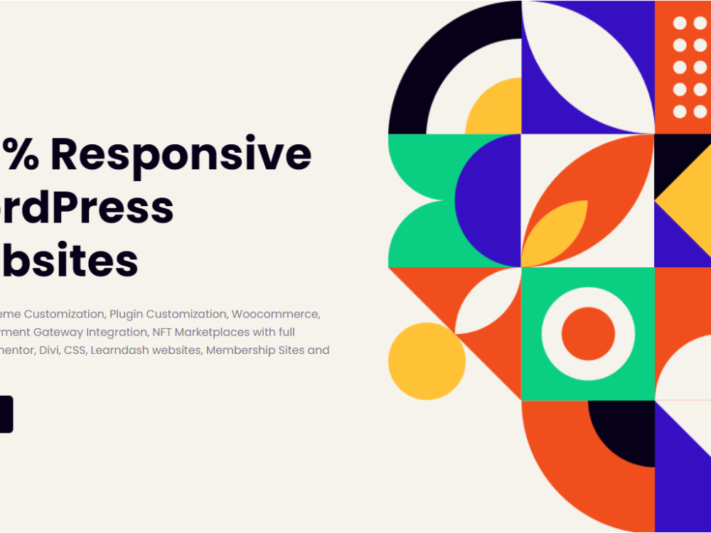 Wordpress Theme And Plugin Customization Wp Developer Expert Designer Upwork