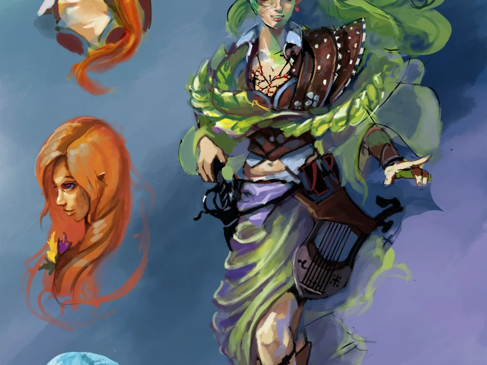 Custom Character Illustrations, perfect for immortalizing RPG campaigns ...