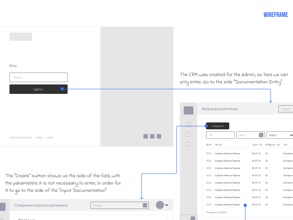 A focused UX/UI design of the CRM system in Figma | Upwork