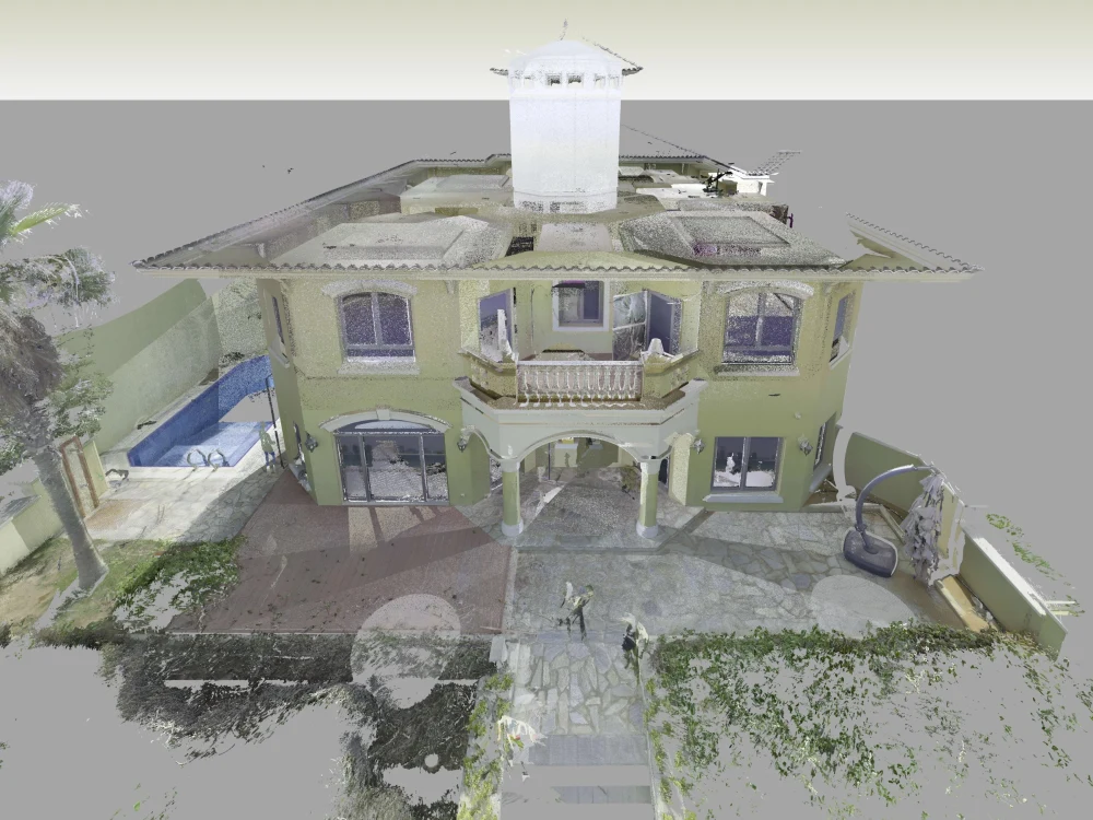 A Point Cloud Scan converted into 3D Revit Model | Upwork