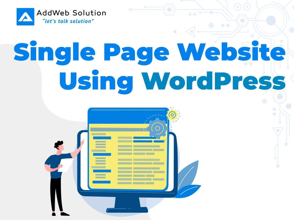 Single page dynamic WordPress website | Upwork