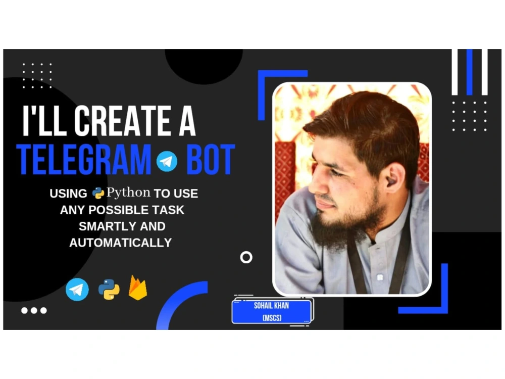 Customized Telegram Bot Made With Python With Firebase Connectivity Upwork