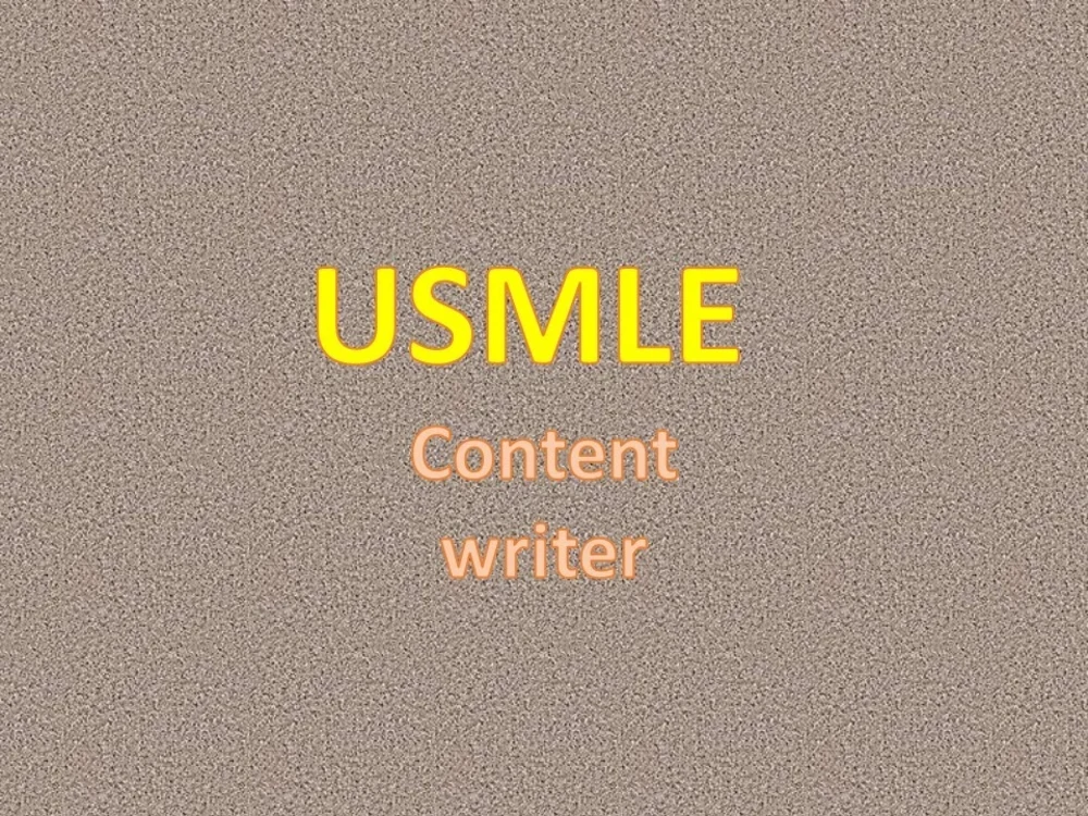 Amazing USMLE style questions for you. | Upwork