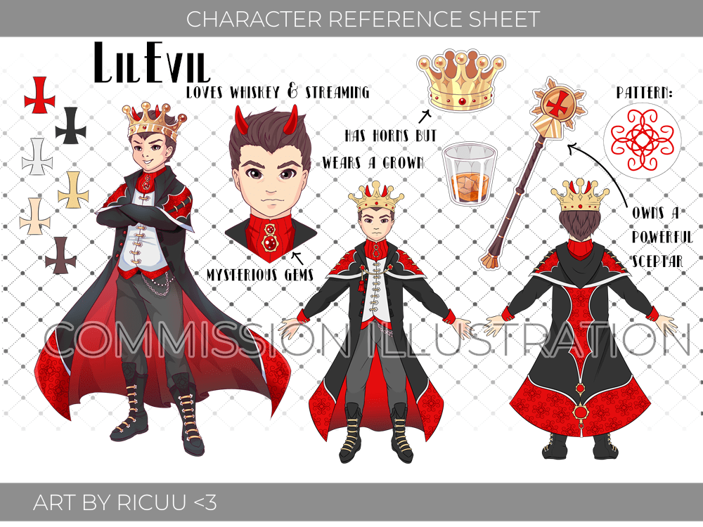 An anime character design | Upwork