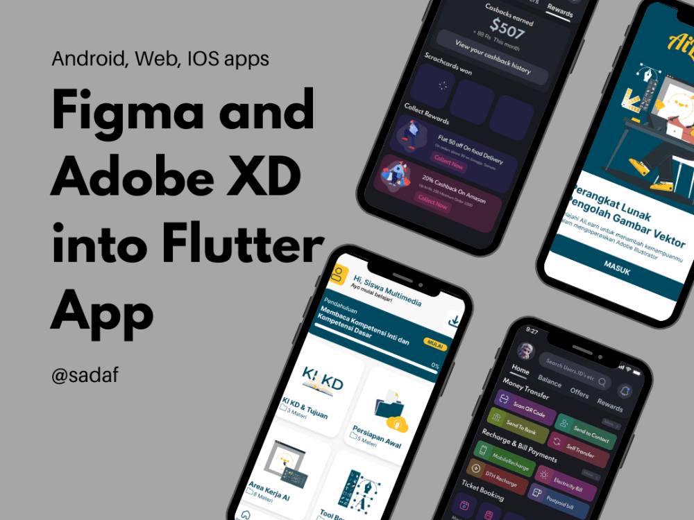 An amazing UI from Figma to Flutter | Upwork