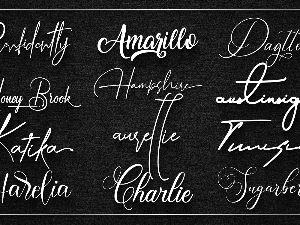 Handwritten, scripted, calligraphy, cursive signature logo | Upwork