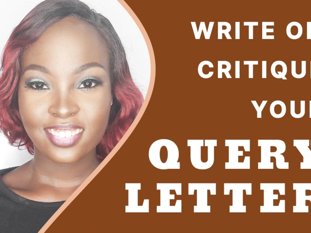 An outstanding query letter to sell your book or screenplay | Upwork
