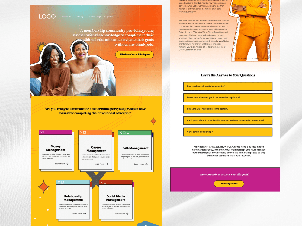 A highly converting sales page that sells your product 24/7 - ALL ...