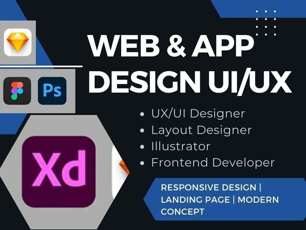 Responsive website UI/UX design, web UI or landing page UI design in Figma | Upwork