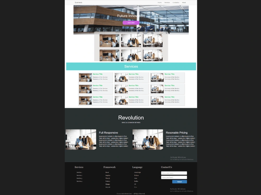 Professional website designer and react frontend developer | Upwork