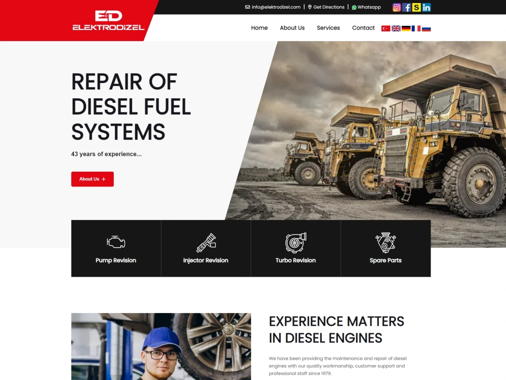 A small multilanguage website with 7 pages | Upwork