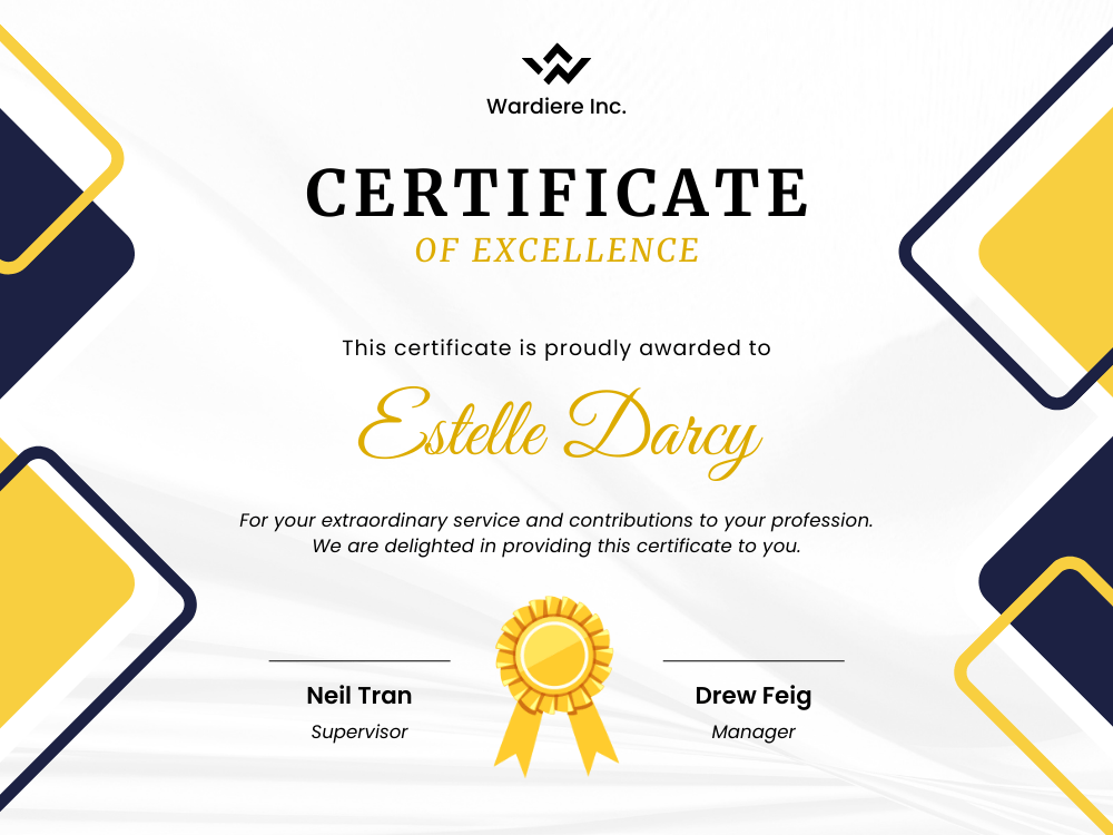 Custom award certificate, professional certificate design | Upwork