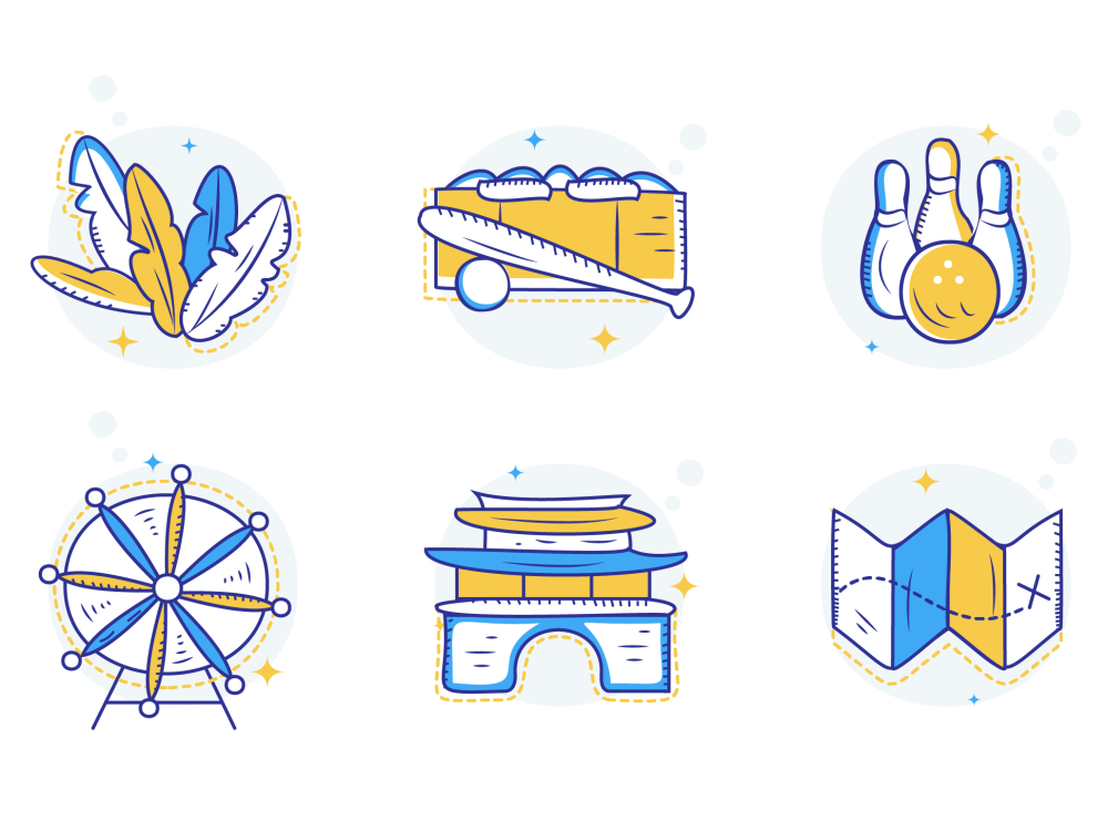 Unique hand drawn doodle art icons for you | Upwork