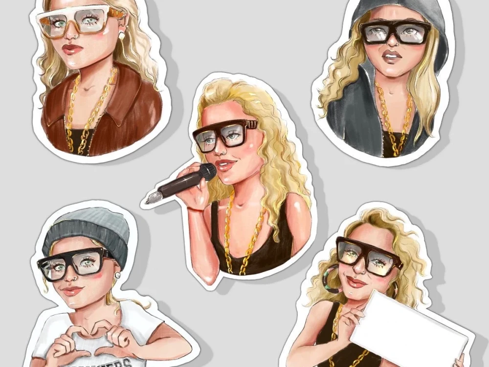 A unique personal stickers for social media and messengers | Upwork