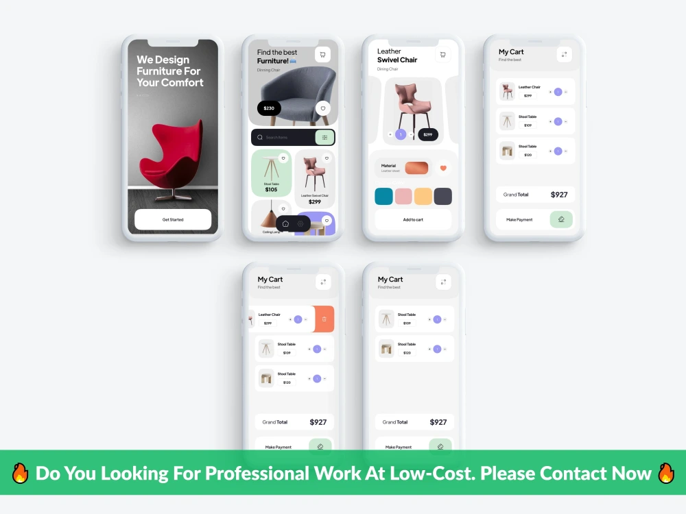 Store eCommerce mobile app UI UX design for your business in 24 hours ...