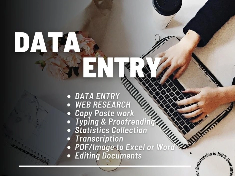 Manual data entry typing work, copy-paste data collection | Upwork
