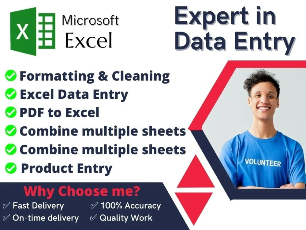 Excel data entry, cleaning and formatting services | Upwork