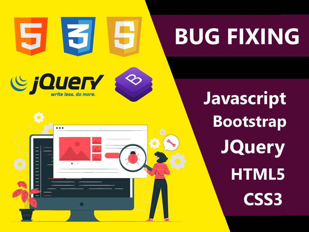 Quick fixing of bugs in HTML5, Responsive Design & jQuery | Upwork Quick fixing of bugs in HTML5, Responsive Design & jQuery | Upwork