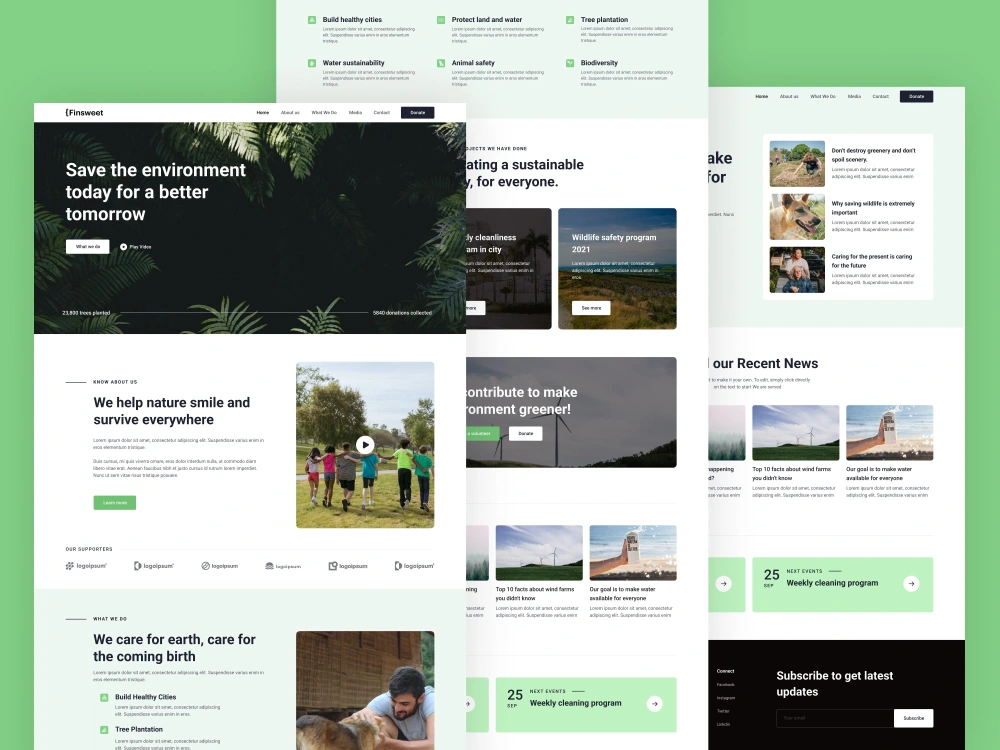 Unique modern Professional Responsive Website UI/UX | Upwork