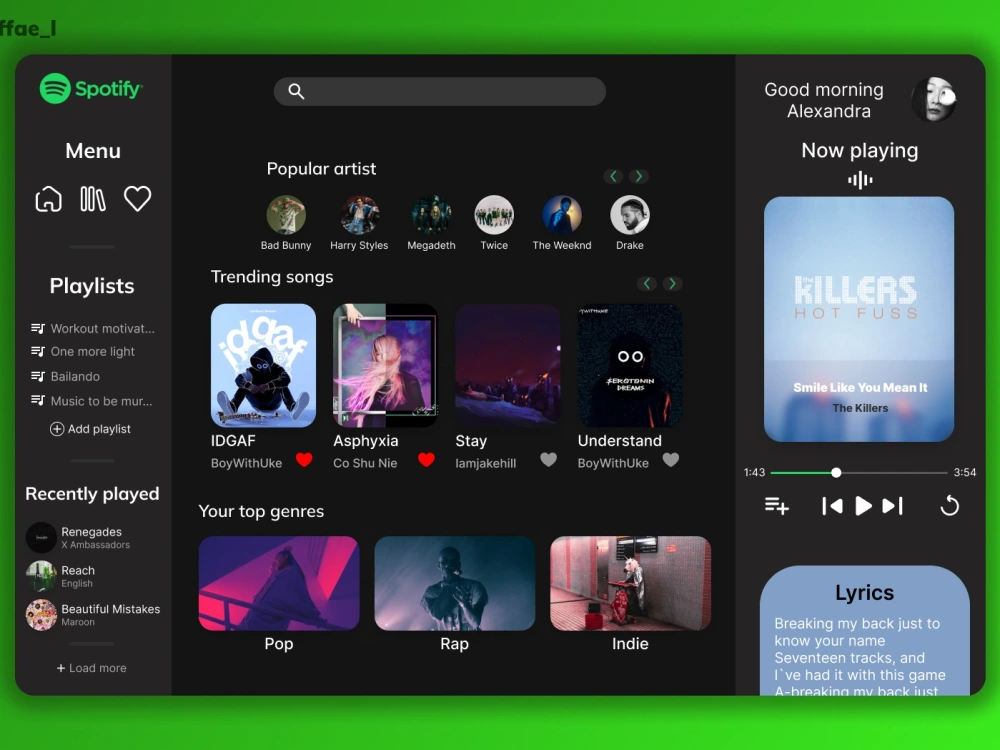 An amazing design of mobile or web interface | Upwork