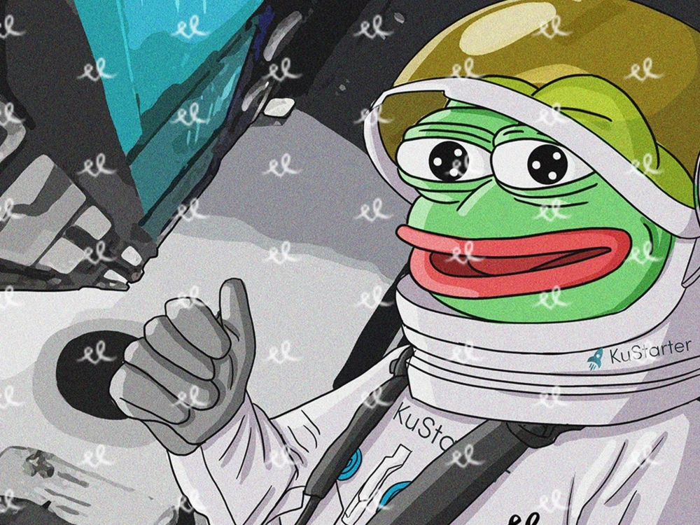 Pepe the frog illustration featuring your company name | Upwork