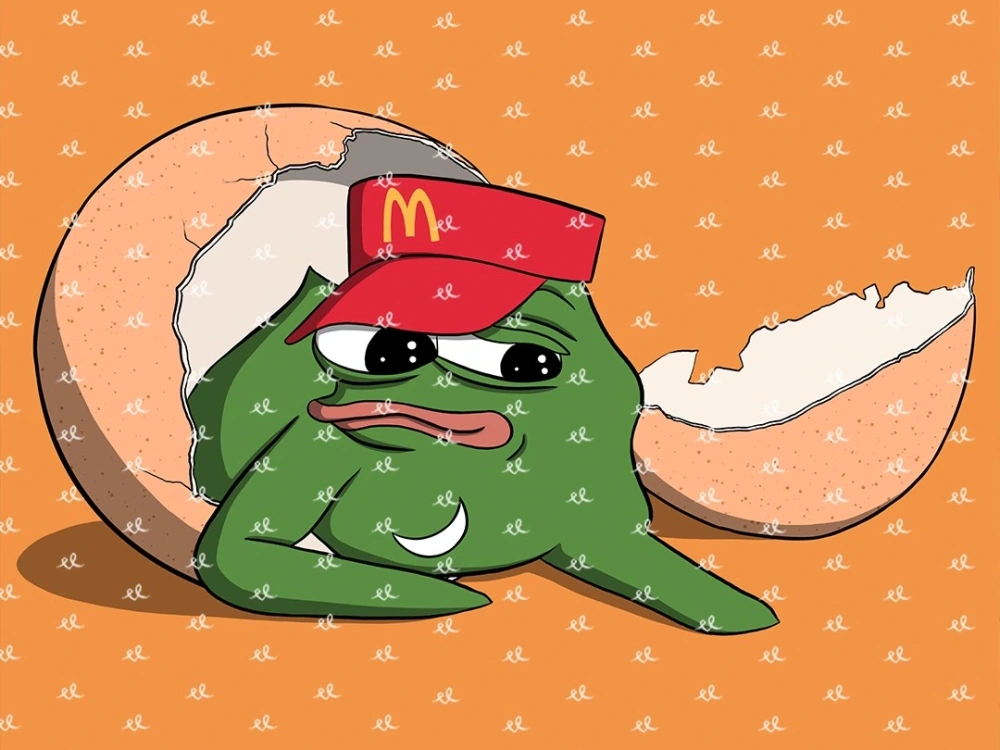 Pepe the frog illustration featuring your company name | Upwork