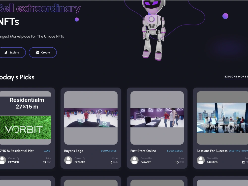 ERC-20 ERC-721 NFT-Marketplace Defi Dapp Dex ICO STO | Upwork