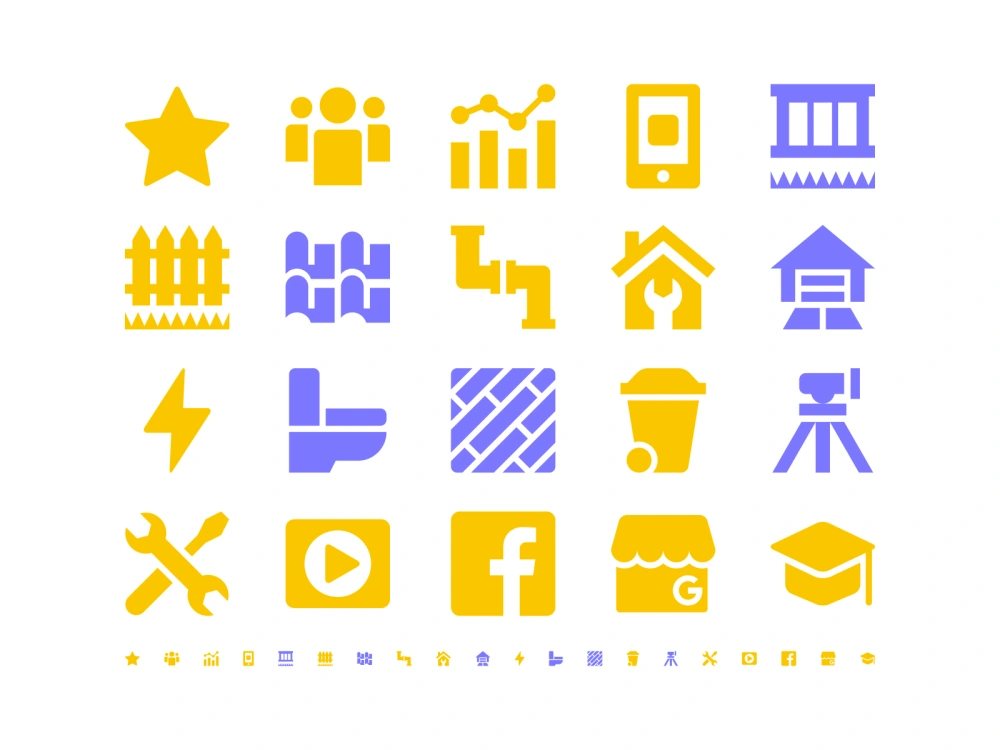 A set of custom icons | Upwork