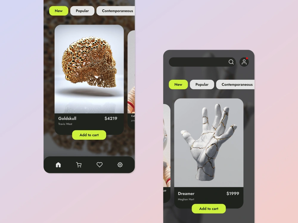 A unique mobile app design prototype for your business | Upwork