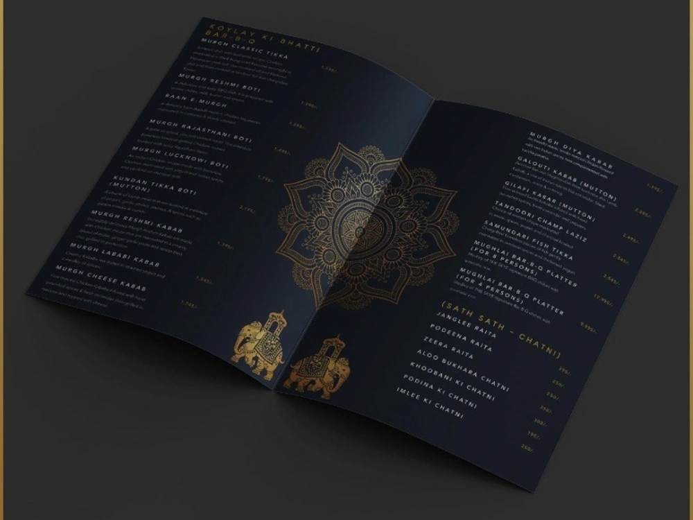 An amazing menu design | Upwork