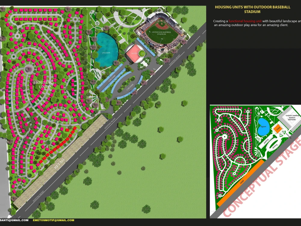 A fantastic detailed master plan, site plan and landscape design | Upwork
