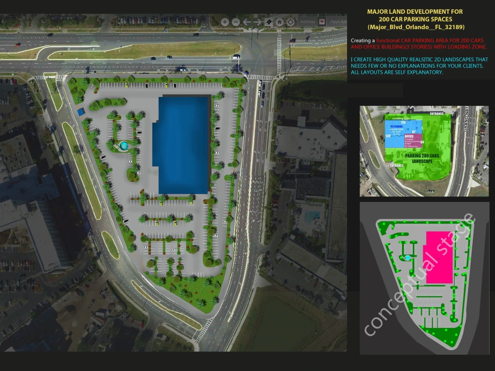 A fantastic detailed master plan, site plan and landscape design | Upwork
