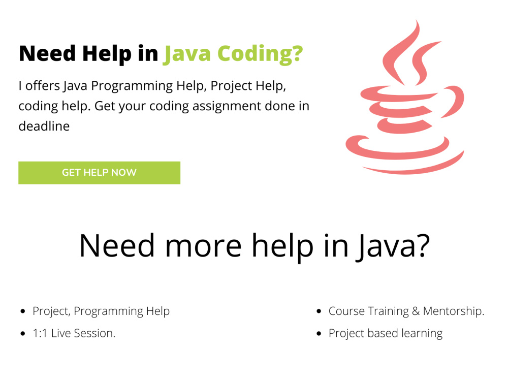 Java development services, coding help, Java developer | Upwork