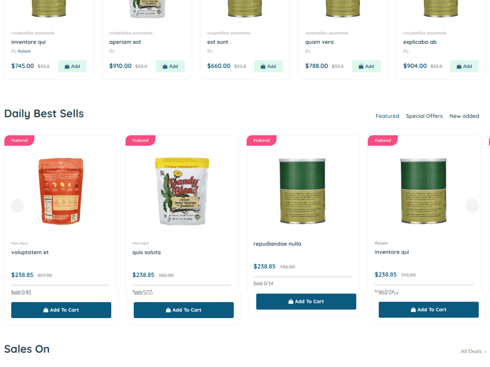 Multivendor E-commerce Laravel With Vendor and Admin Dashboard | Upwork